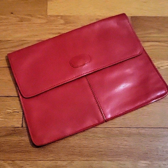 jacaranda | Bags | Vintage Leather Clutch From Brazil Jacaranda Brand ...